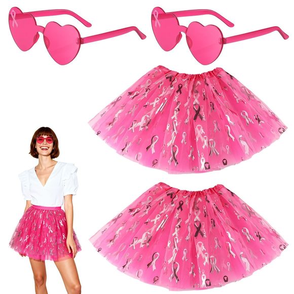 Маіtееnlу | Accessories | 4 Pcs Breast Cancer Awareness Costume ...